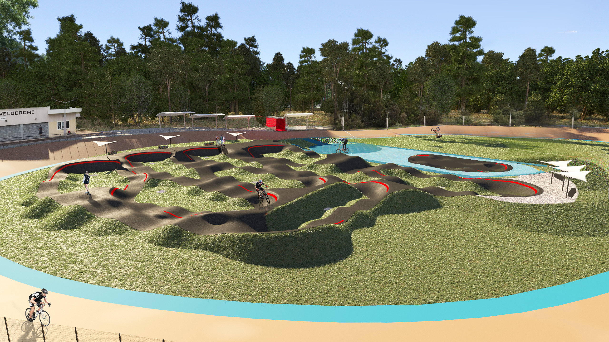 Brunswick Velodrome Pump Track Project | Conversations Merri-bek